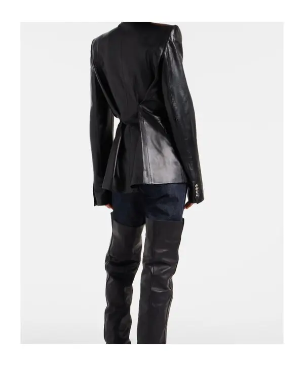 Khaite Elona Leather Jacket