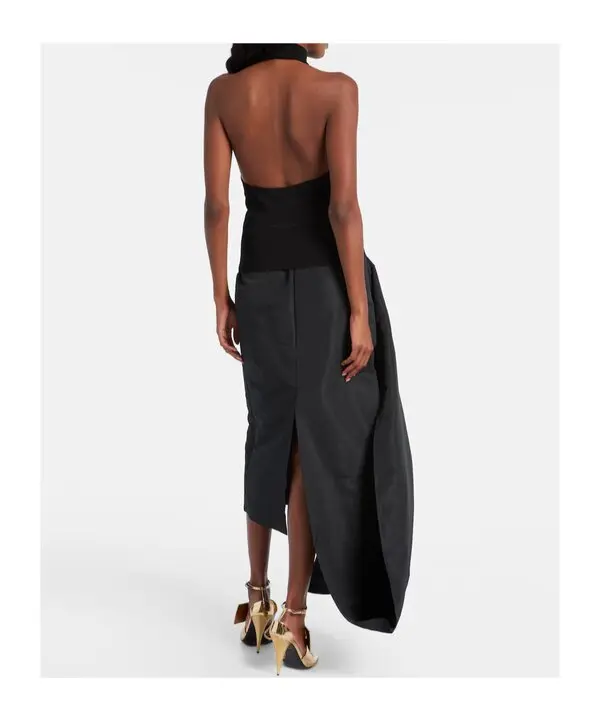 Givenchy Halterneck Open-back Jersey Top