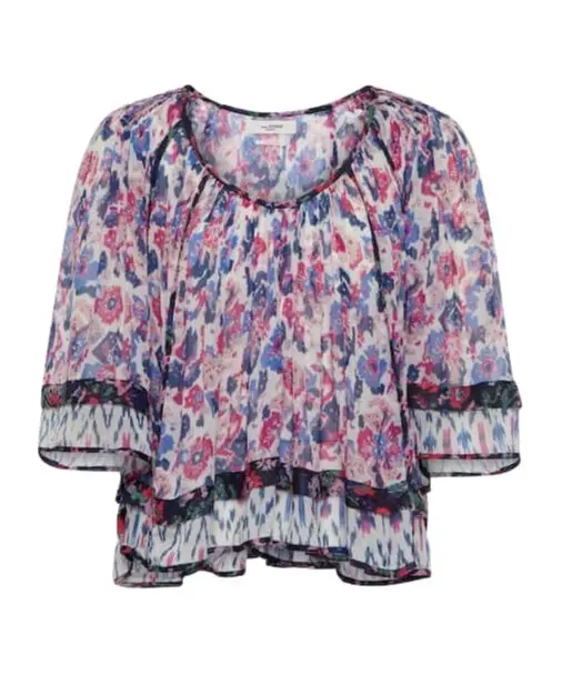 Isabel Marant Étoile Floral Georgette Blouse