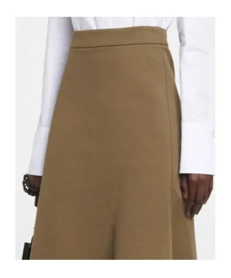 JIL SANDER Crêpe Midi Skirt