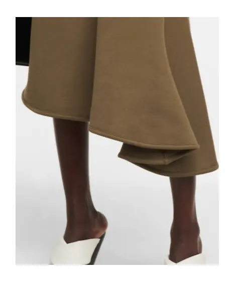 JIL SANDER Crêpe Midi Skirt