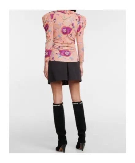 Isabel Marant Étoile Floral Velvet Top
