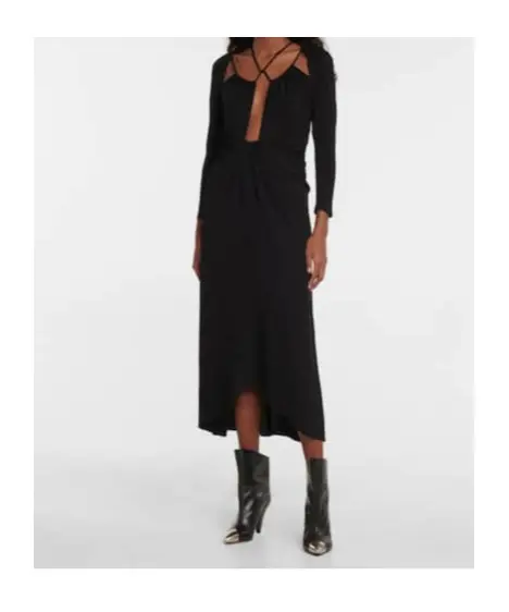 Isabel Marant Étoile Jadessi Cutout Jersey Midi Dress