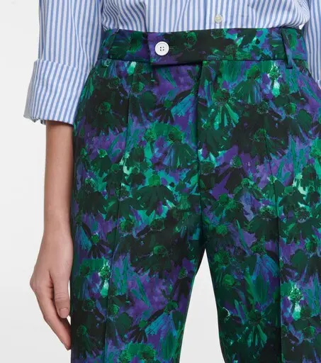 Plan C Floral Print Casual Pants