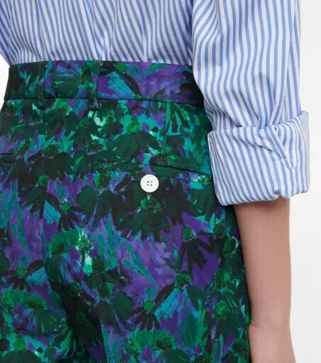 Plan C Floral Print Casual Pants