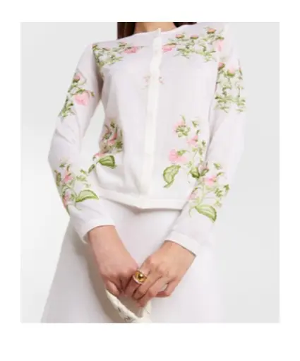 Giambattista Valli Floral Embroidered Cardigan