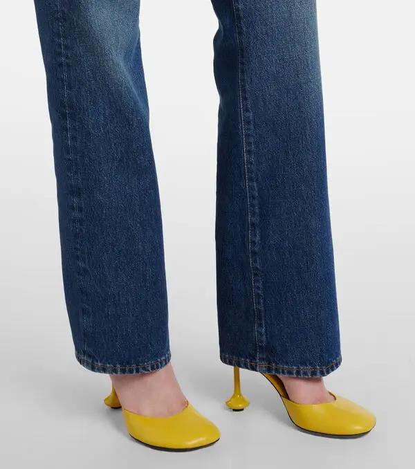 FRAME High-rise Straight Jeans