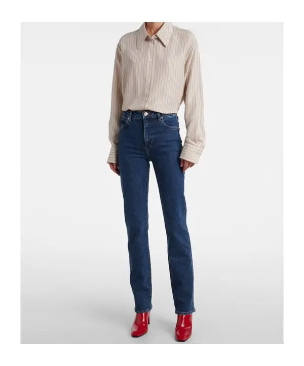 FRAME High-rise Slim Jeans