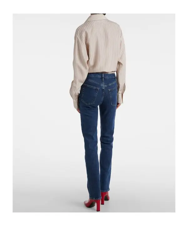FRAME High-rise Slim Jeans