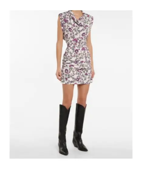 Isabel Marant Étoile Bemaya Floral Silk-blend Minidress