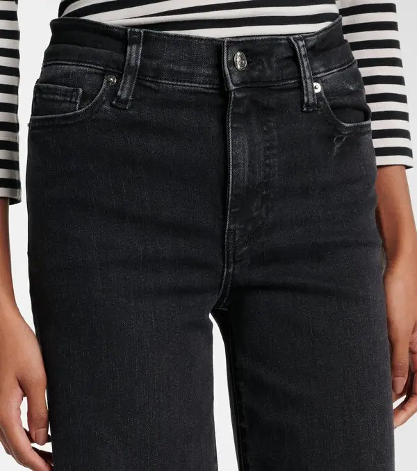 FRAME High-waisted Wide-leg Jeans