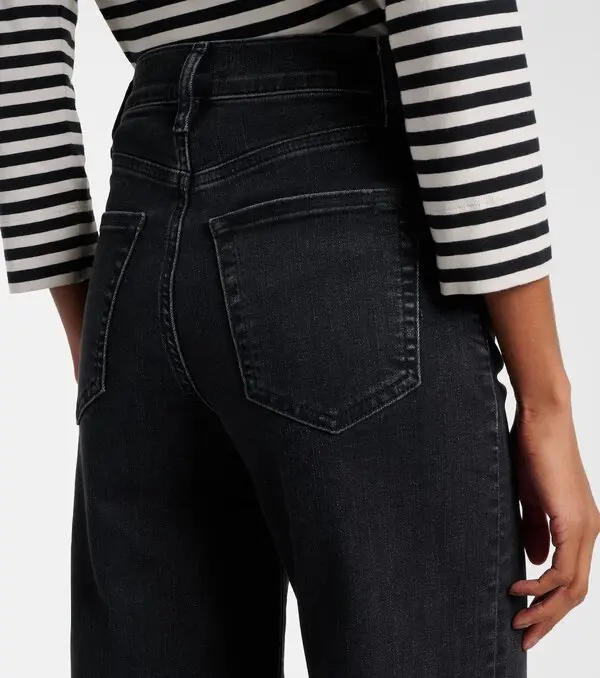FRAME High-waisted Wide-leg Jeans