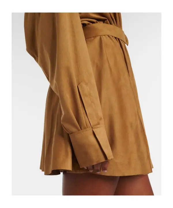 Norma Kamali Belted Shirt Dress