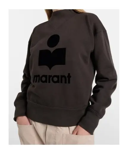 Isabel Marant Étoile Moby Logo Cotton-blend Sweatshirt