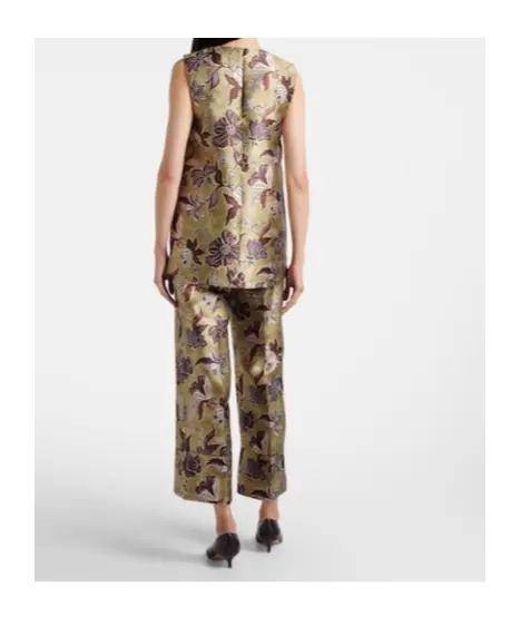 ALEMAIS Citron Floral Cropped Pants
