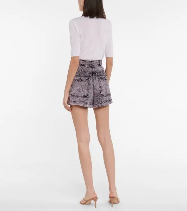 Ulla Johnson Marlow High-rise Denim Shorts