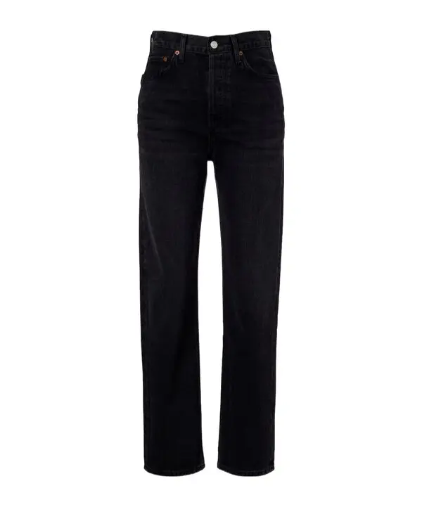 AGOLDE Mid-rise Straight-leg Denim Trousers
