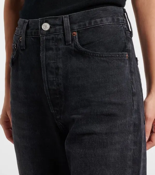 AGOLDE Mid-rise Straight-leg Denim Trousers