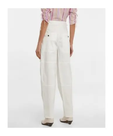 Isabel Marant Étoile High-rise Tapered Cotton Pants