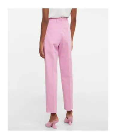 FERRAGAMO Cotton Mid-rise Slim Pants
