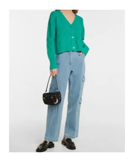 Staud High-rise Wide-leg Jeans