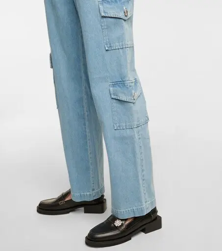 Staud High-rise Wide-leg Jeans