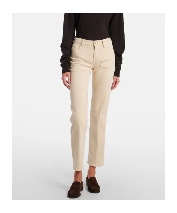 7 For All Mankind Lotta Mid-rise Wide-leg Jeans