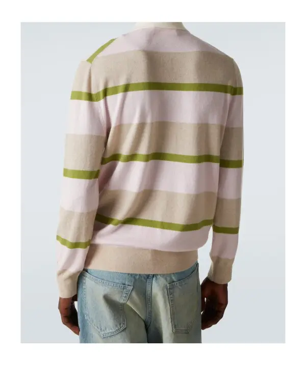 Arch4 Striped Polo Sweater