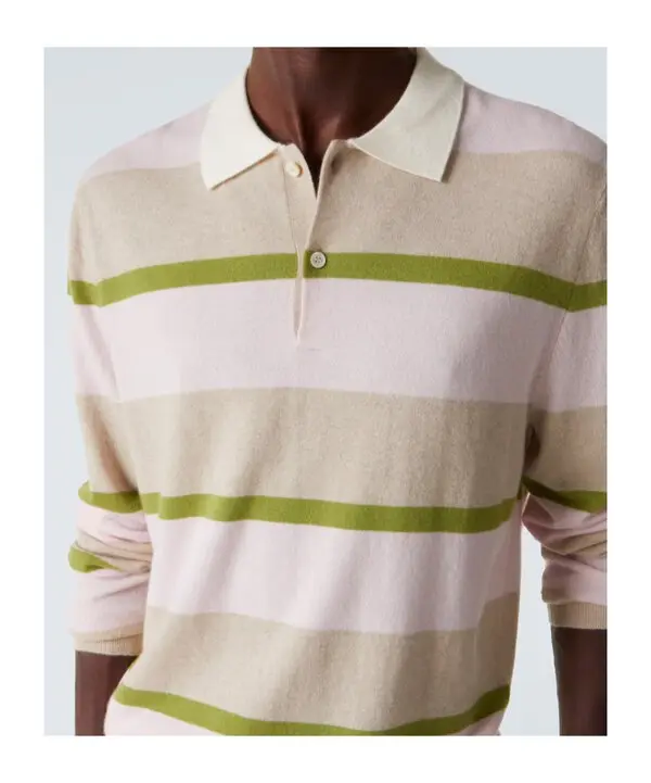 Arch4 Striped Polo Sweater
