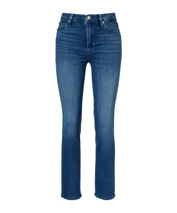 FRAME High-rise Straight Jeans