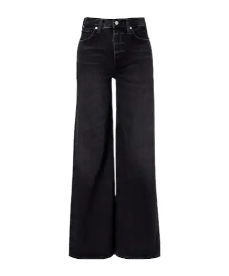 Citizens Of Humanity Paloma High-rise Wide-leg Jeans - Black