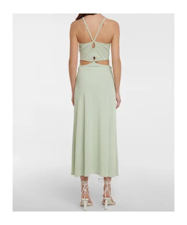 Christopher Esber Openwork Ribbed Knit Dress