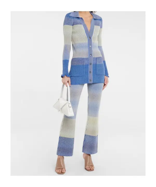 Simkhai Striped Knit Casual Pants