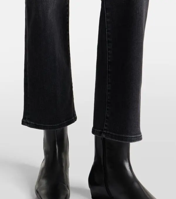 FRAME High-rise Straight Jeans