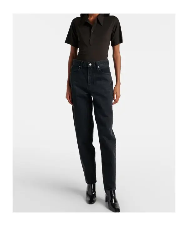 FRAME Mid-rise Straight Jeans