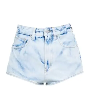 Alessandra Rich High-rise Denim Shorts