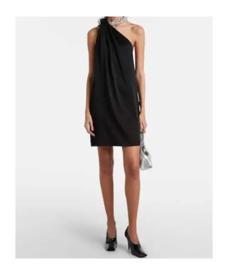 Stella McCartney Embellished Satin Minidress