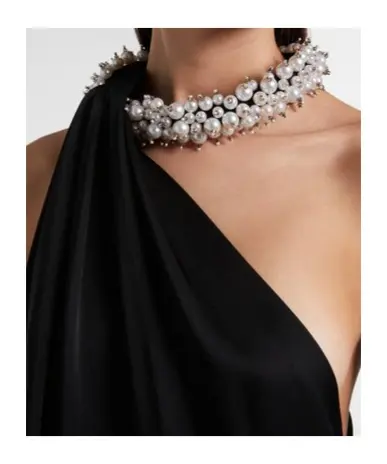 Stella McCartney Embellished Satin Minidress