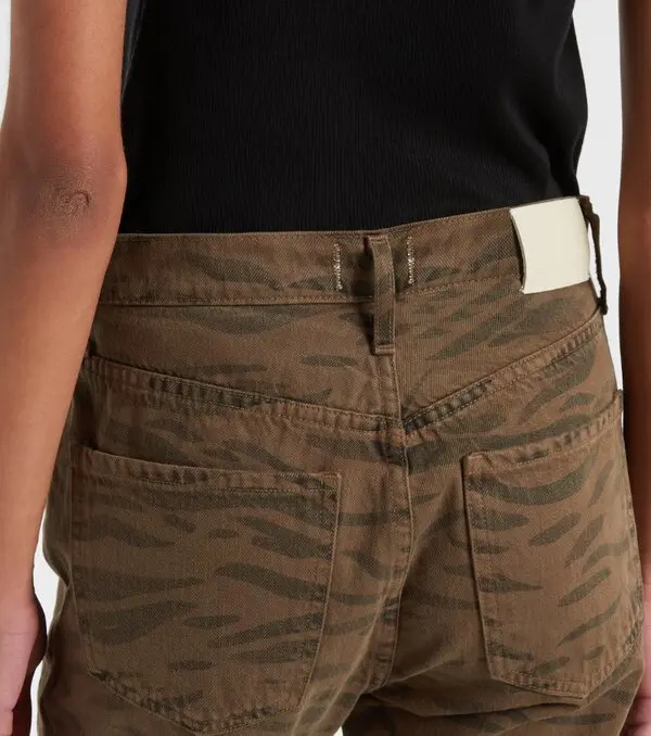 Citizens Of Humanity Blaine Zebra-print Flared Jeans