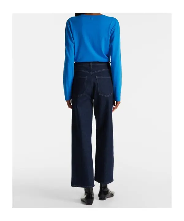 AGOLDE Ren High-rise Wide-leg Denim Trousers