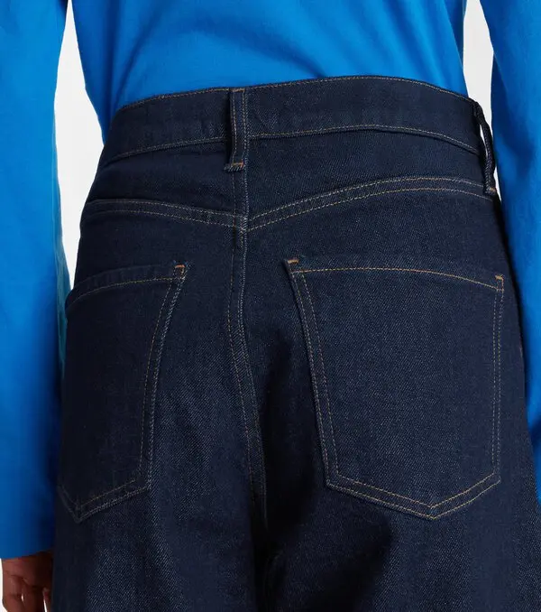 AGOLDE Ren High-rise Wide-leg Denim Trousers