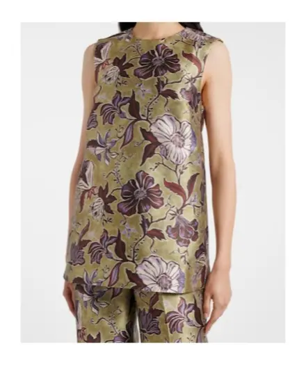 ALEMAIS Citron Floral Top