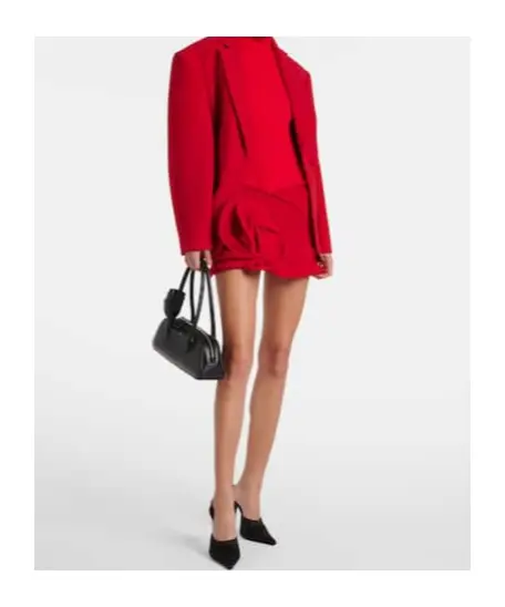 Magda Butrym Ribbed-knit Turtleneck Bodysuit