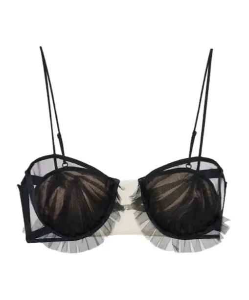 NENSI DOJAKA Blooming Flower Tulle Lingerie