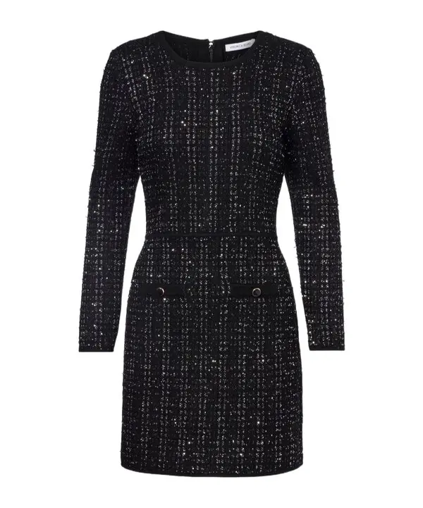 Veronica Beard Channing Tweed Minidress