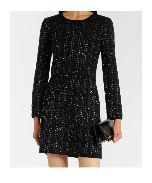 Veronica Beard Channing Tweed Minidress