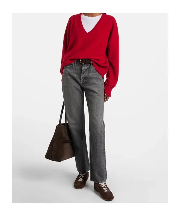 AGOLDE High-waisted Straight-leg Jeans