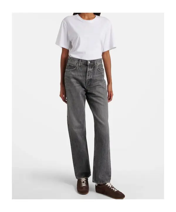 AGOLDE High-waisted Straight-leg Jeans