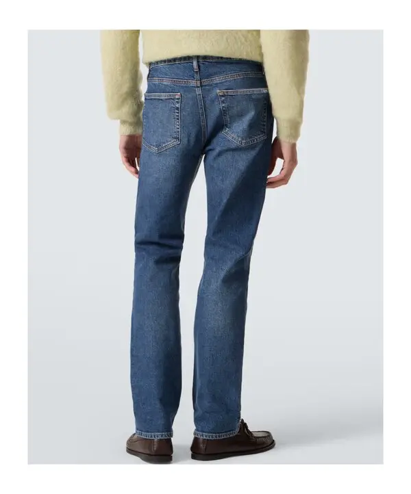 FRAME Mid-rise Straight-leg Jeans