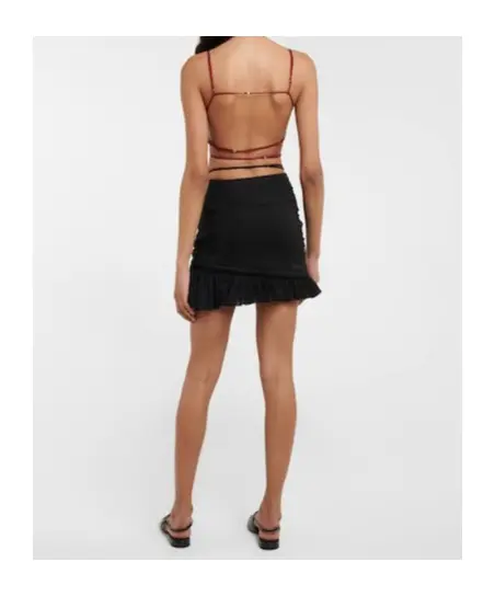 NENSI DOJAKA Tie-trimmed Twill Underwear